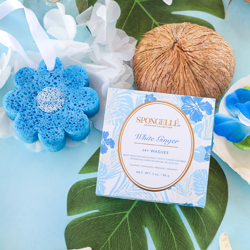 White Ginger Body Buffer | Hawaiian Collection – Hollowood at Home