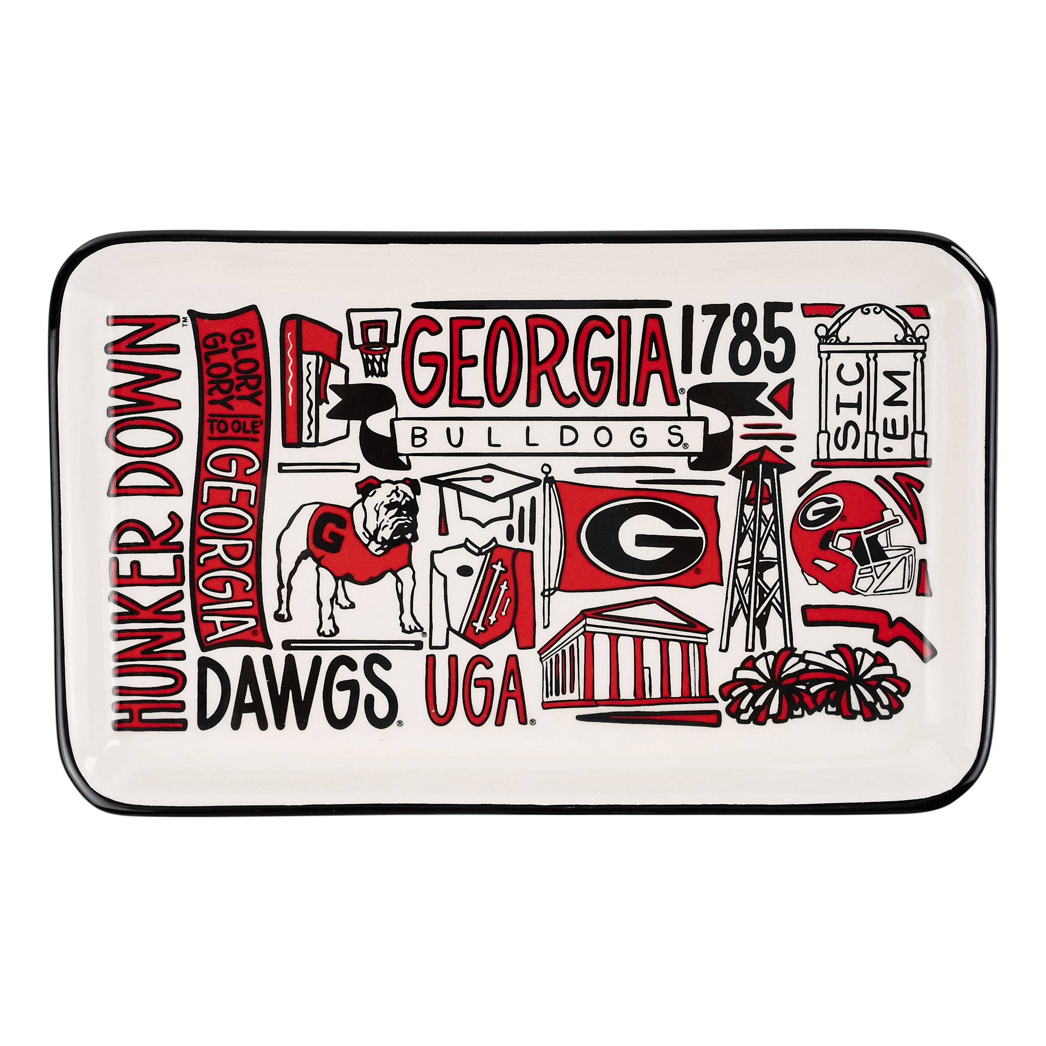 UGA Collage Trinket Tray – Hollowood at Home