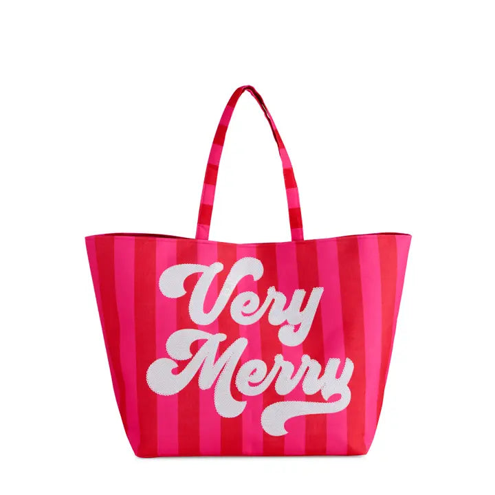 "Very Merry" Tote – Hollowood at Home