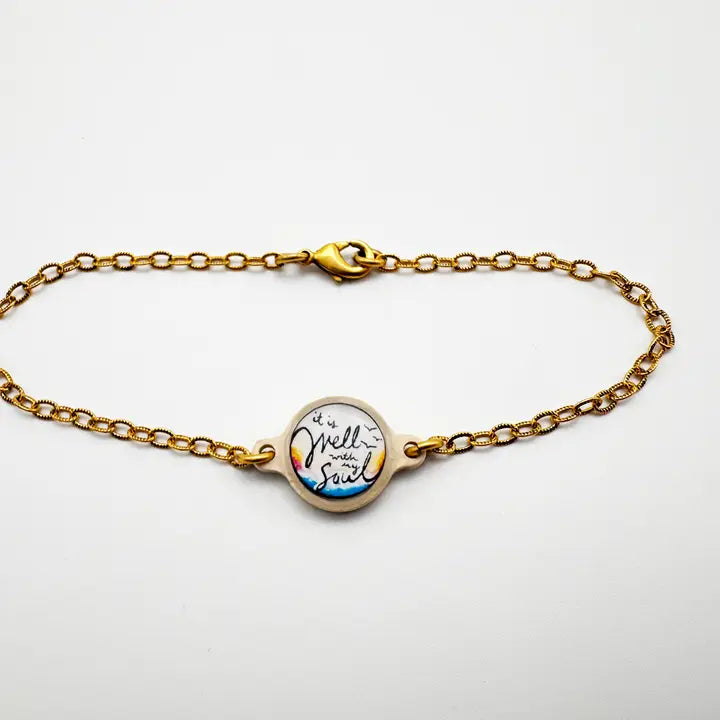 14K Gold-Plated + It Is Well| Tap To Pray™ – Hollowood at Home