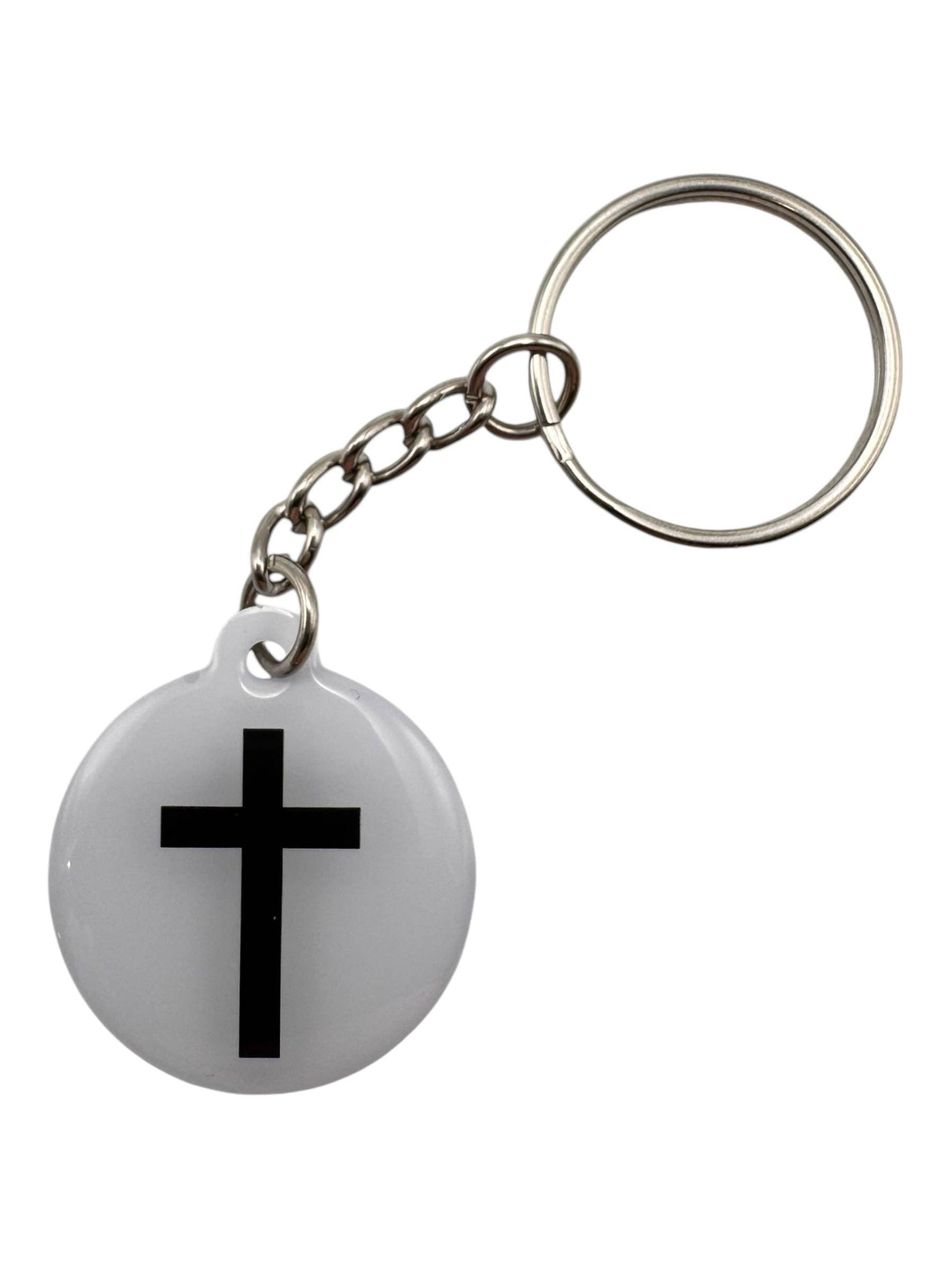 Tap To Pray™ - Prayer Tag Keychains: White + Cross – Hollowood at Home
