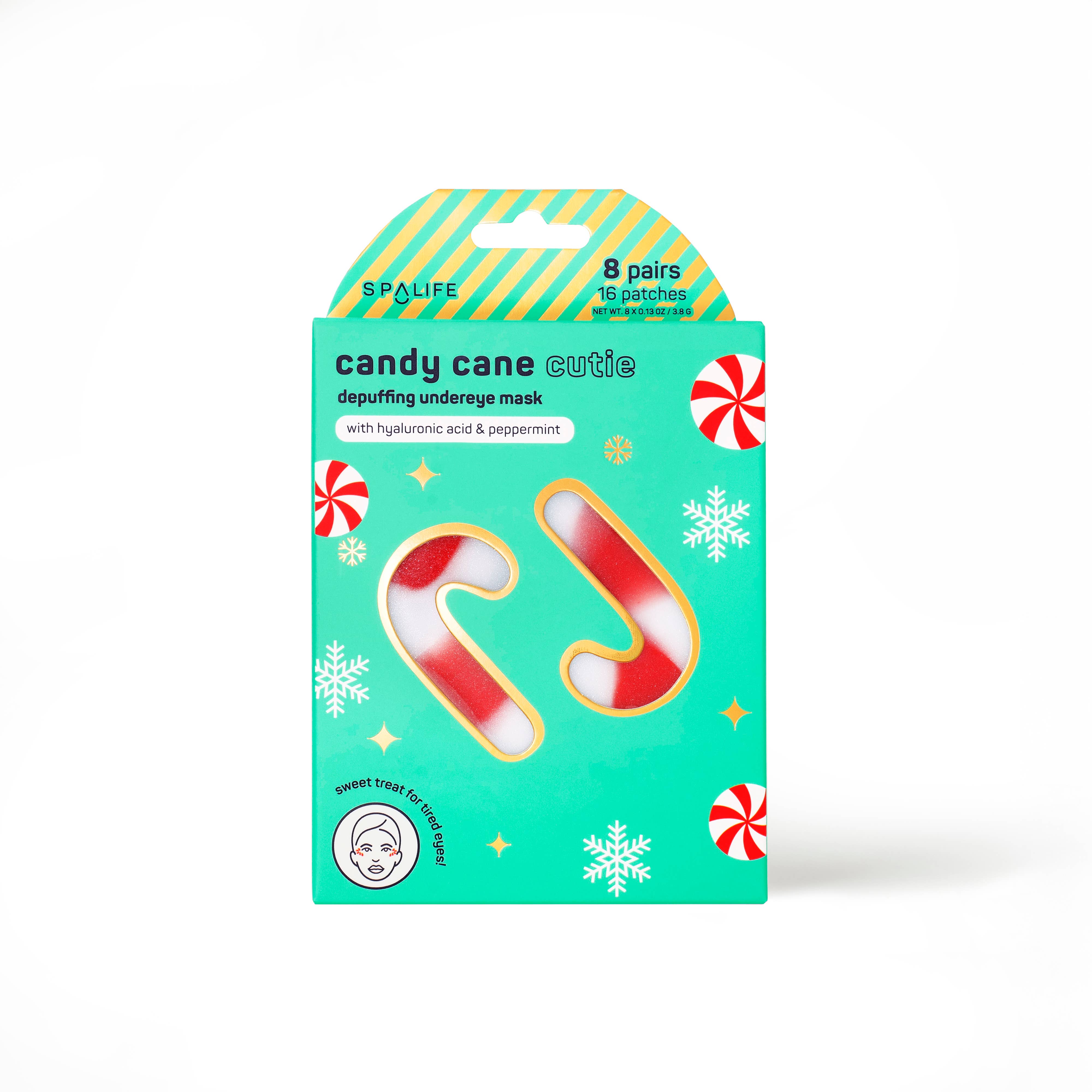 Candy Cane Depuffing Undereye Masks – Hollowood at Home