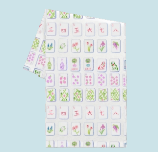 Mahjong Tea Towel – Hollowood at Home