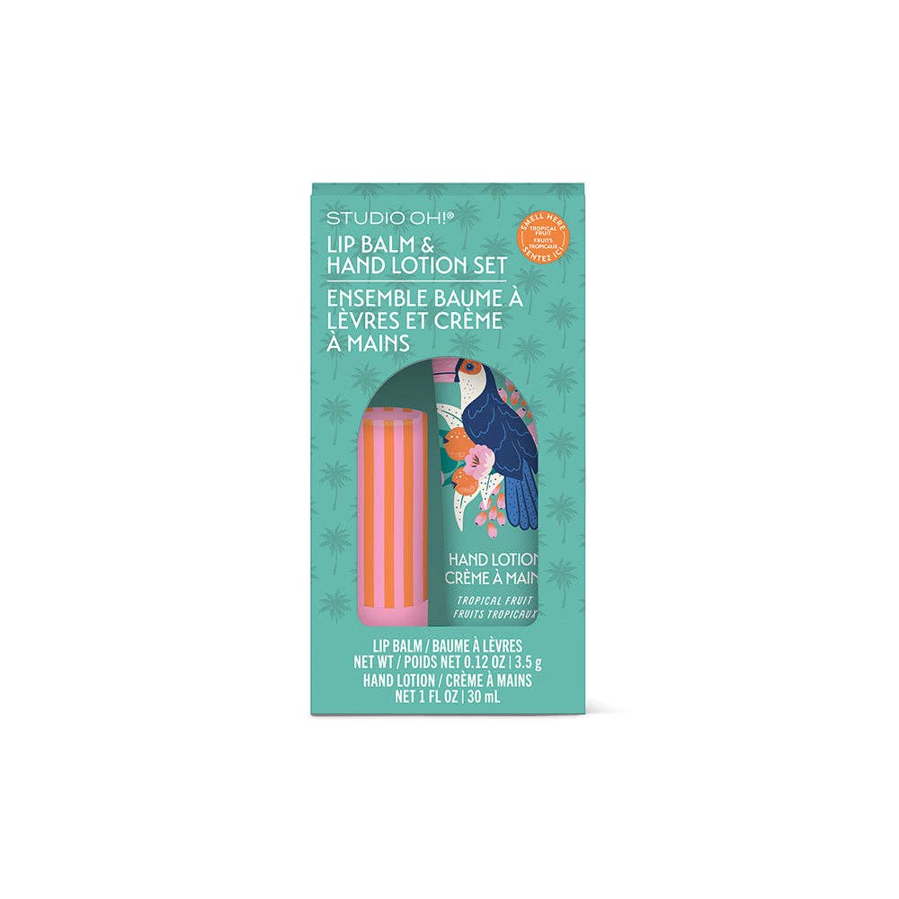 Tropical Paradise Lip Balm & Hand Lotion Set – Hollowood at Home