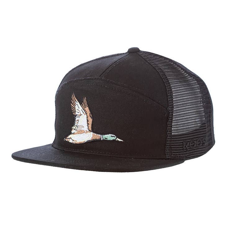 Roost Black 7 Panel Duck Hat – Hollowood at Home
