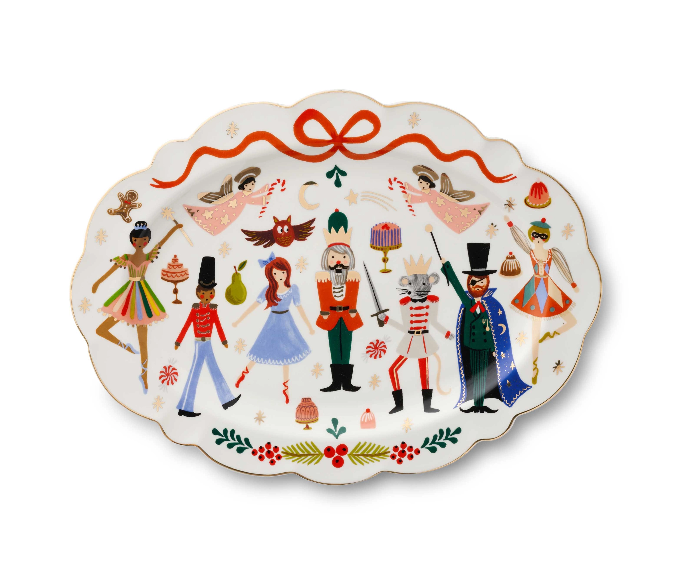 Nutcracker Large Porcelain Serving Platter – Hollowood at Home